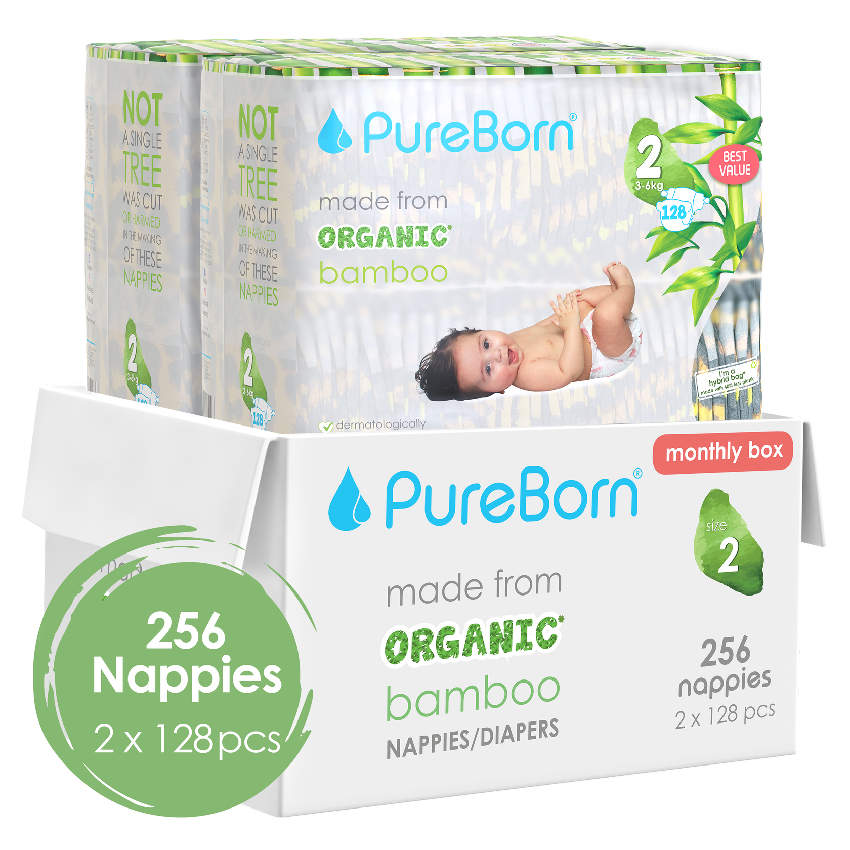 2 Month Diapers Bundle – PureBorn